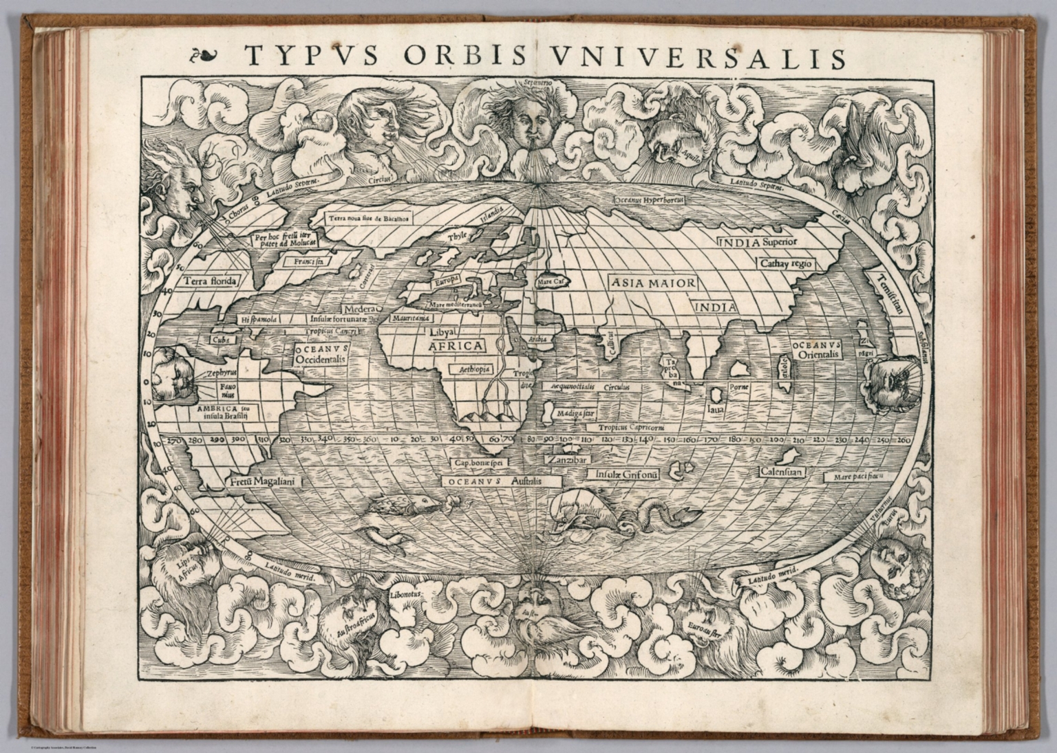 Typus Orbis Universalis - David Rumsey Historical Map Collection