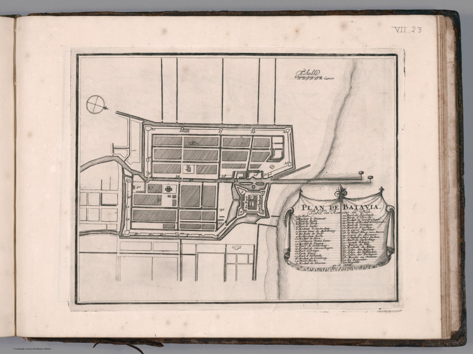 Plan de Batavia - David Rumsey Historical Map Collection