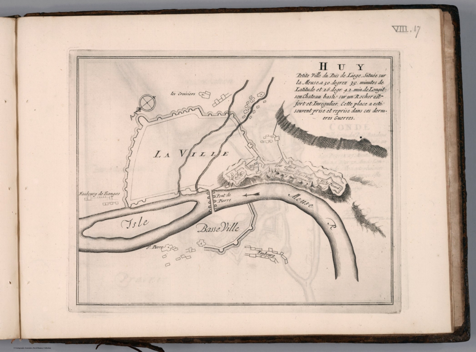 Huy : Petite Ville du Pais de Liege - David Rumsey Historical Map ...