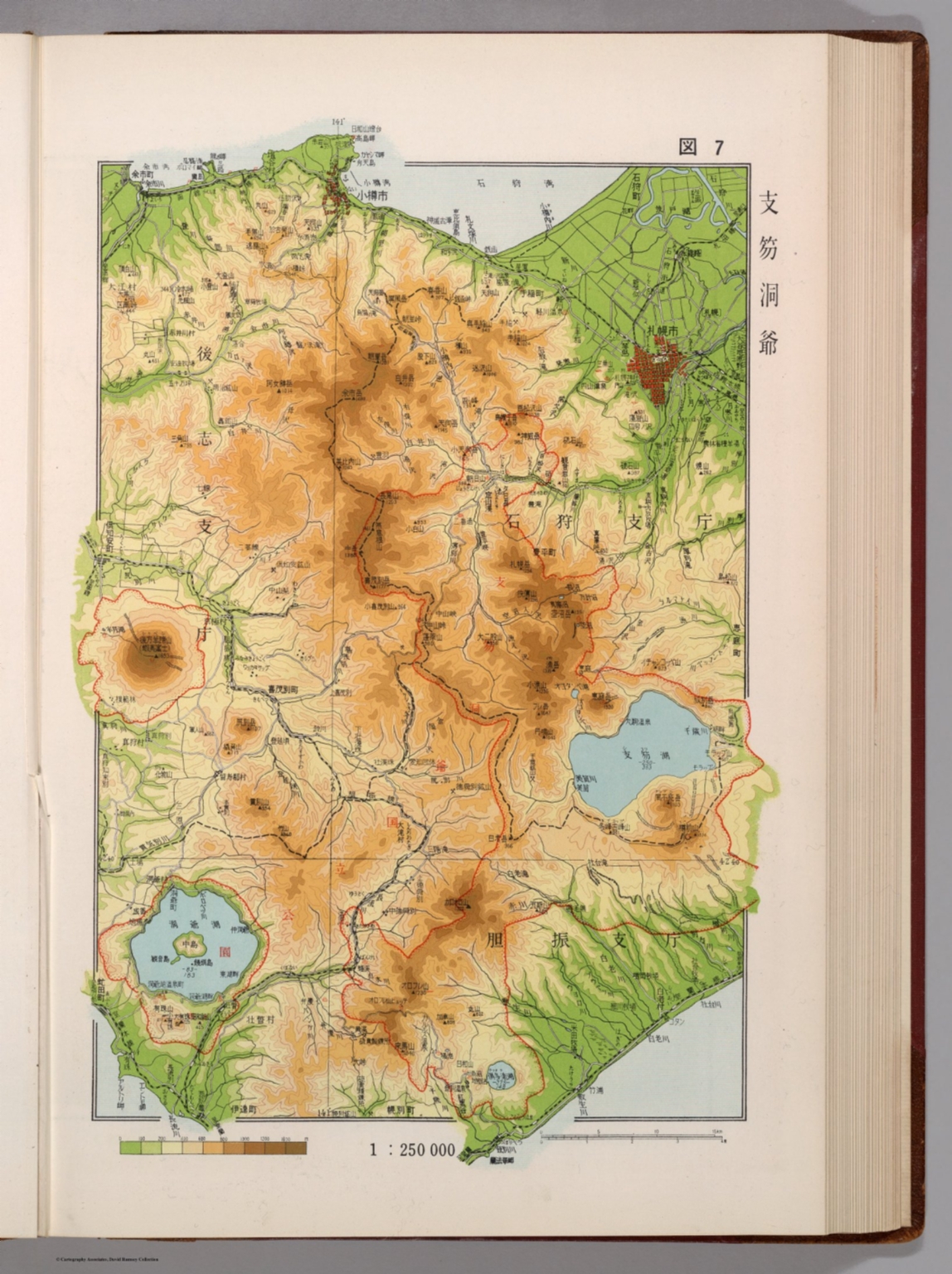 7 Map of Shikotsu, Toya and vicinity, Japan - David Rumsey Historical ...