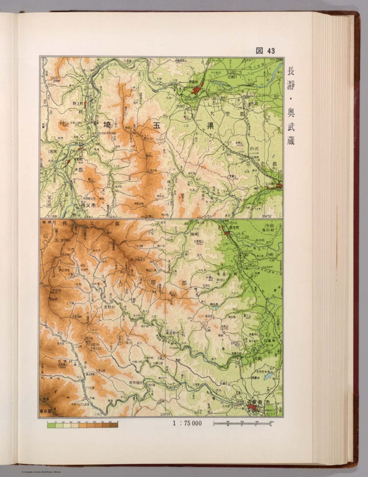 43 Nagaoka. Oku Musashi, Japan - David Rumsey Historical Map Collection