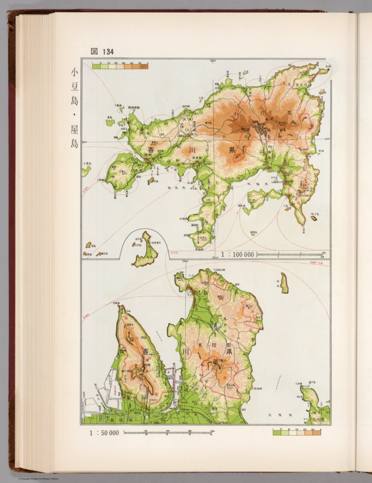 134 Shodoshima. Yashima, Japan - David Rumsey Historical Map Collection