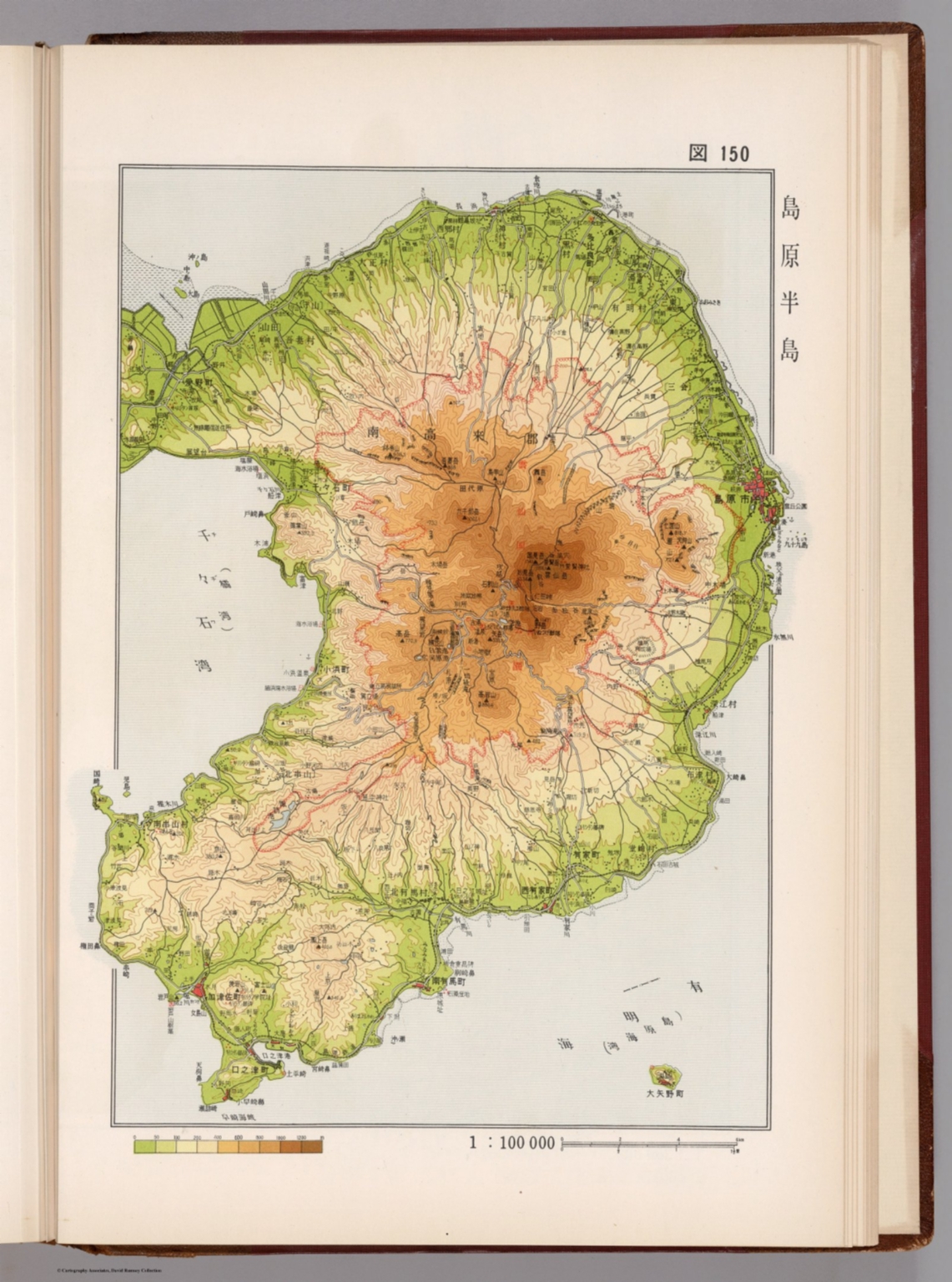 150 Shimabara peninsula - David Rumsey Historical Map Collection