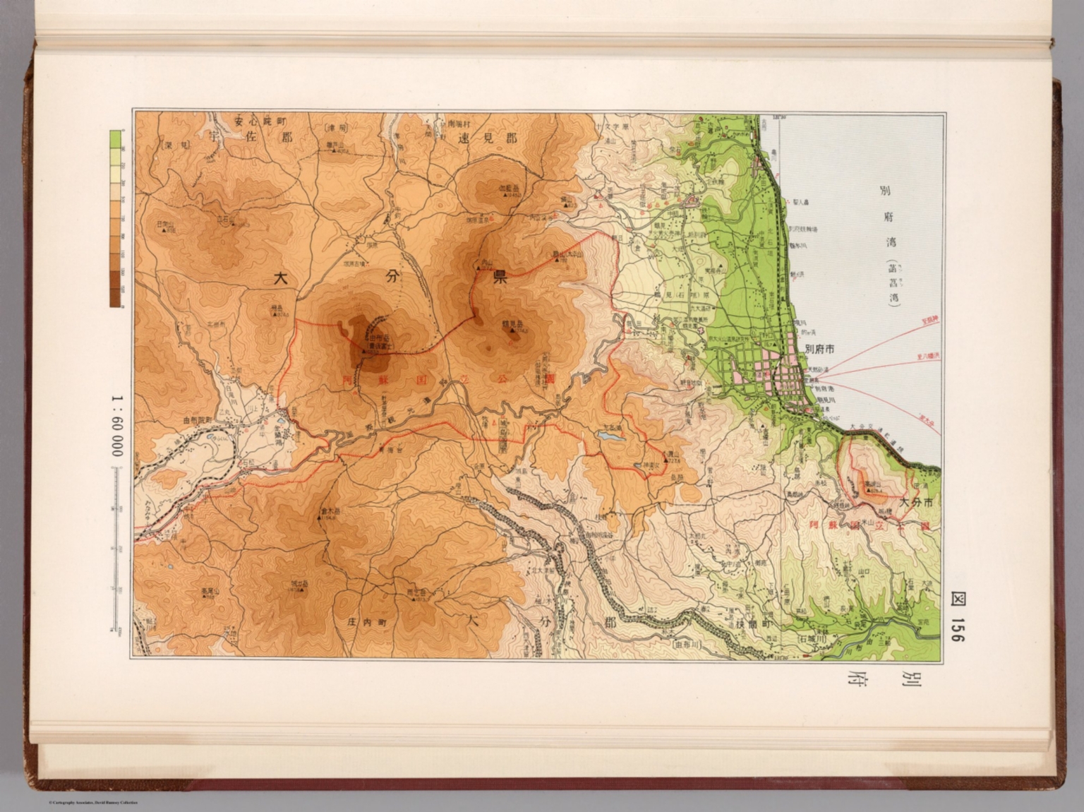 156 Beppu, Japan - David Rumsey Historical Map Collection