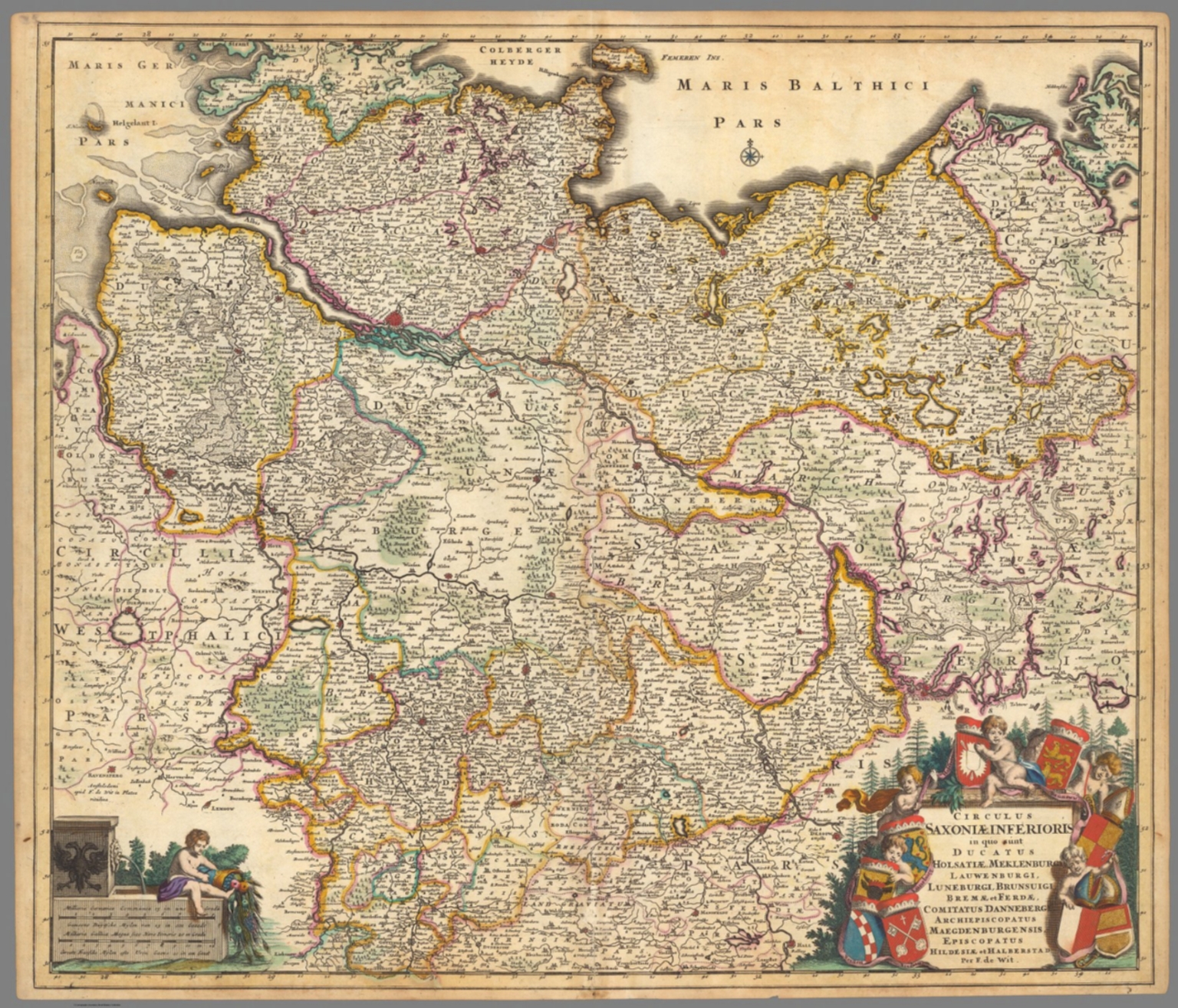 Circulus Saxoniae Inferioris - David Rumsey Historical Map Collection