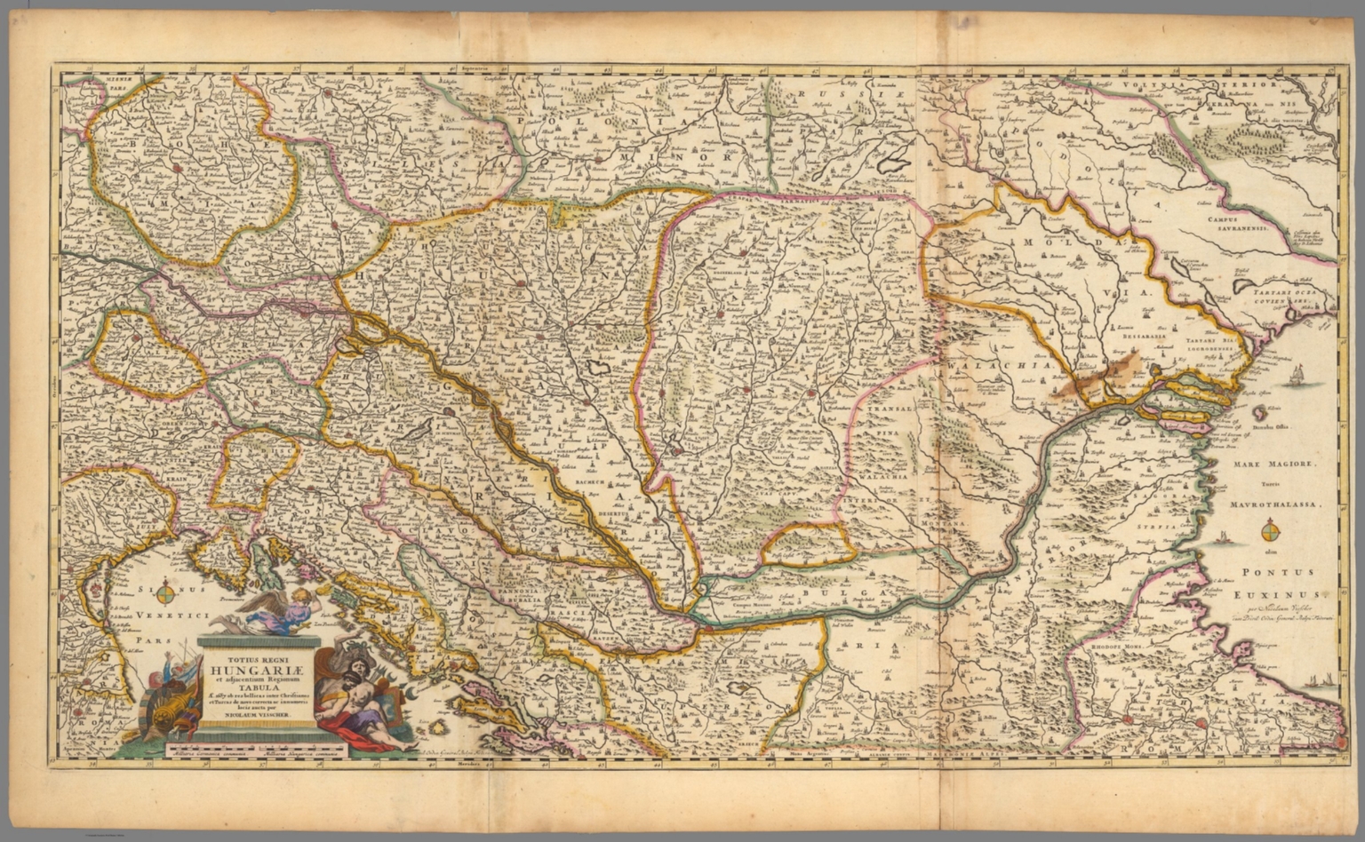 Totius Regni Hungariae et adjacentium Regionum Tabula - David Rumsey ...