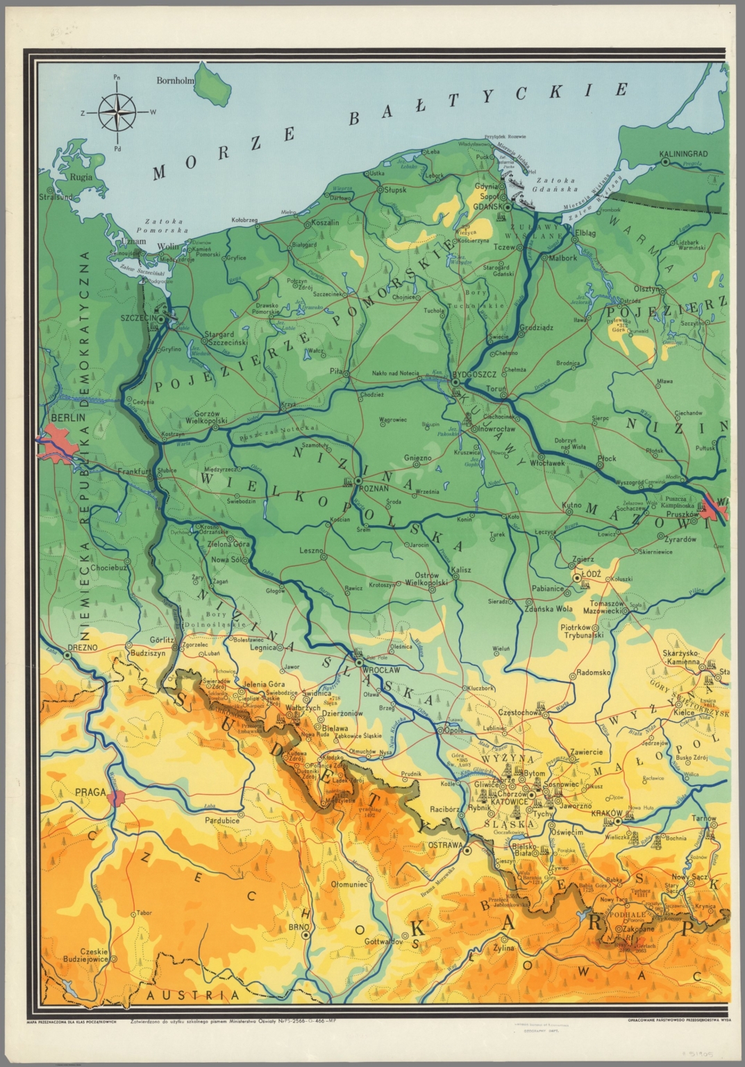 Mapa Polski. (West sheet) - David Rumsey Historical Map Collection