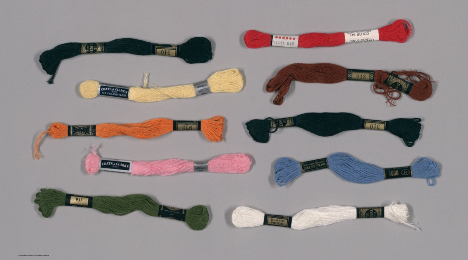 Materials required; Color strands - David Rumsey Historical Map Collection