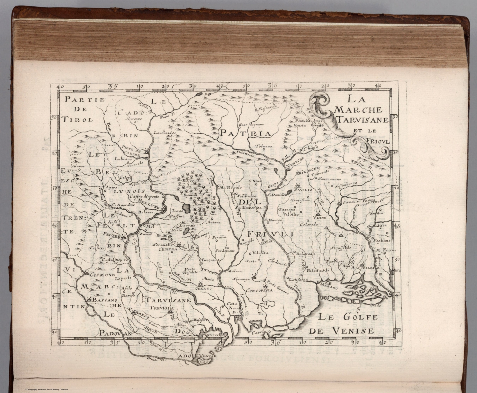 La Marche Tarvisane et le Frioul. - David Rumsey Historical Map Collection
