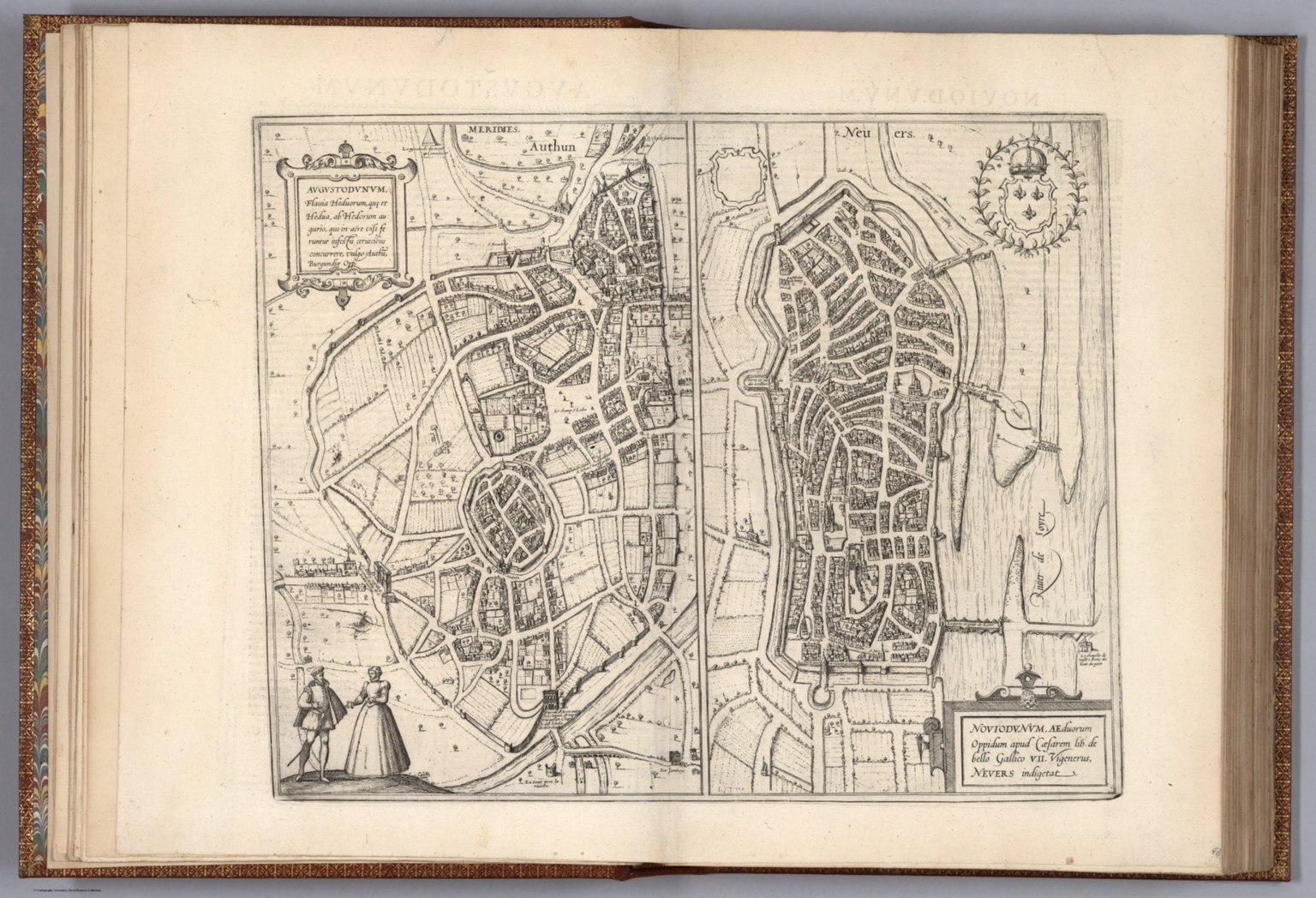 Vol III (10) Authun (Autun). Neuers (Nevers). - David Rumsey Historical ...