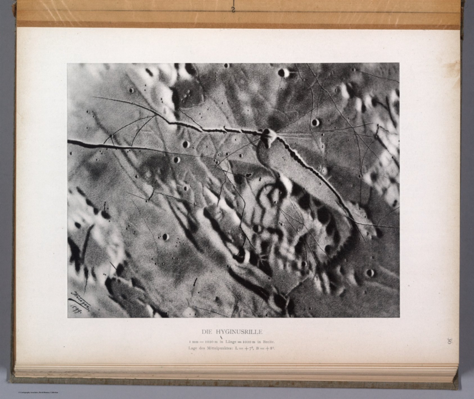 36. Die Hyginus-Rille. - David Rumsey Historical Map Collection