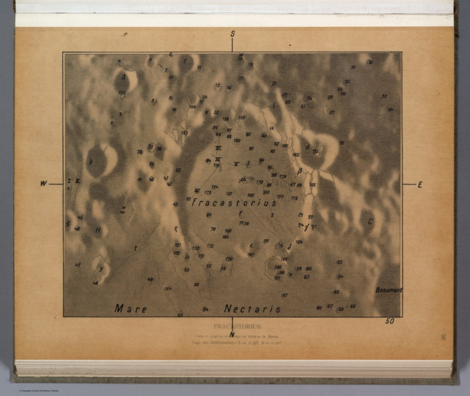 50. Fracastorius (overlay + map). - David Rumsey Historical Map Collection