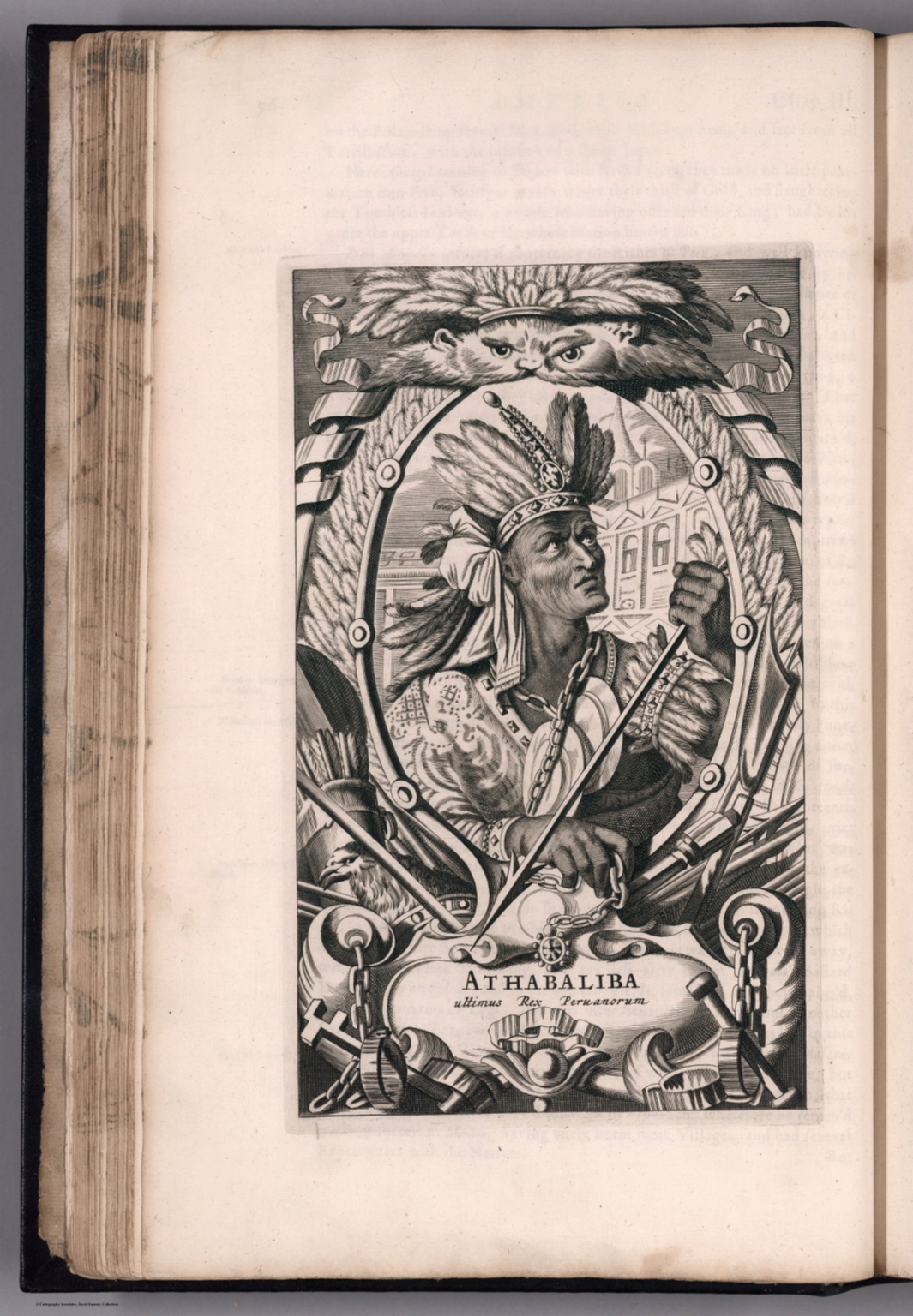 Portrait: Athabaliba, ultimus Rex Peruanorum. - David Rumsey Historical ...