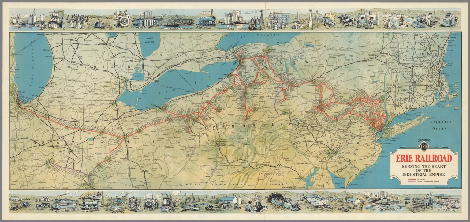 Erie Railroad Serving the Heart of the Industrial Empire. - David ...