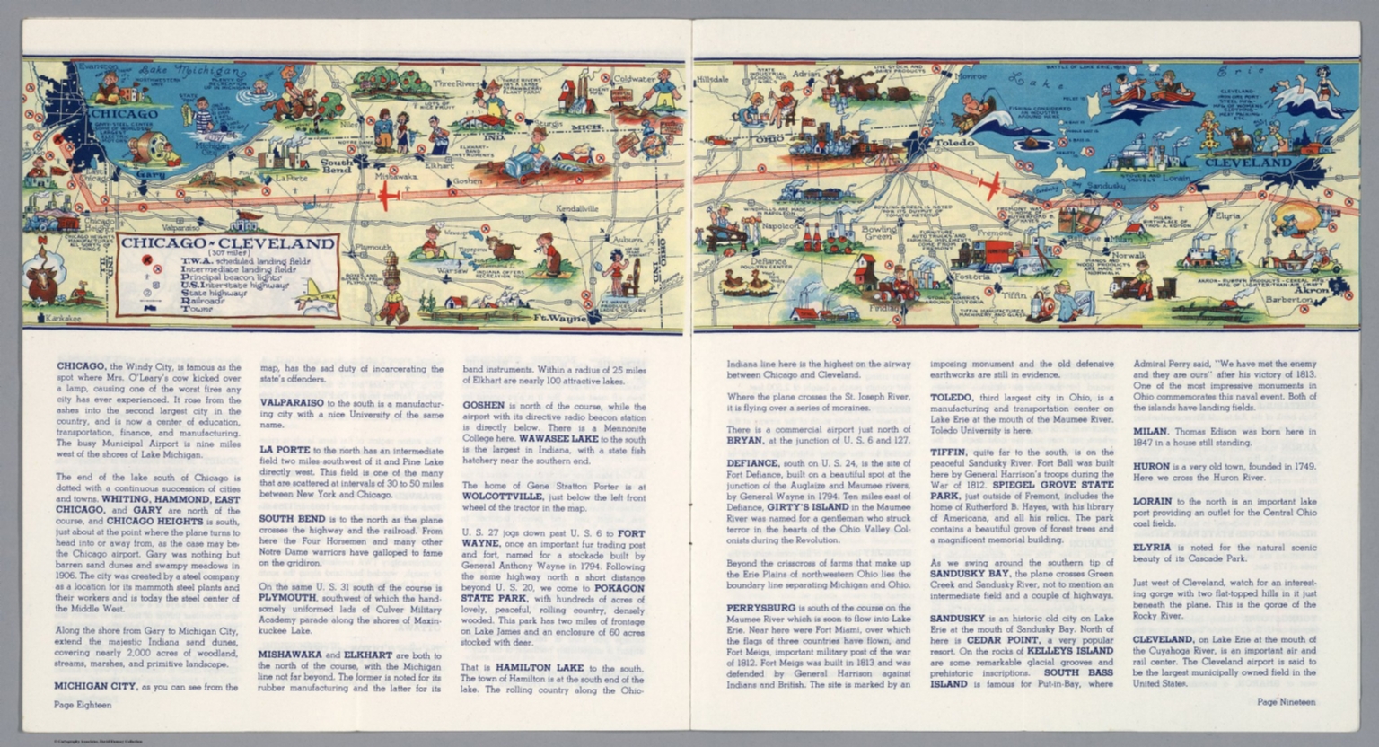 Chicago ~ Cleveland. - David Rumsey Historical Map Collection
