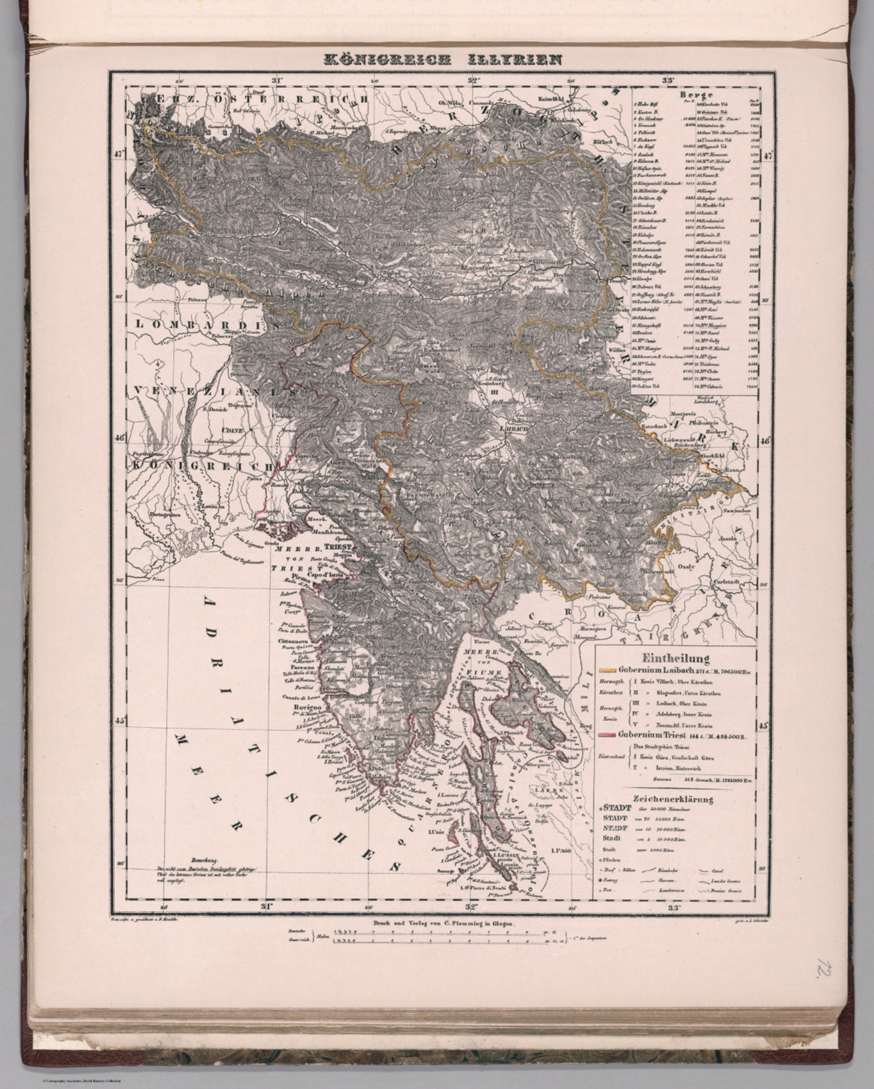 Koenigreich Illyrien. - David Rumsey Historical Map Collection