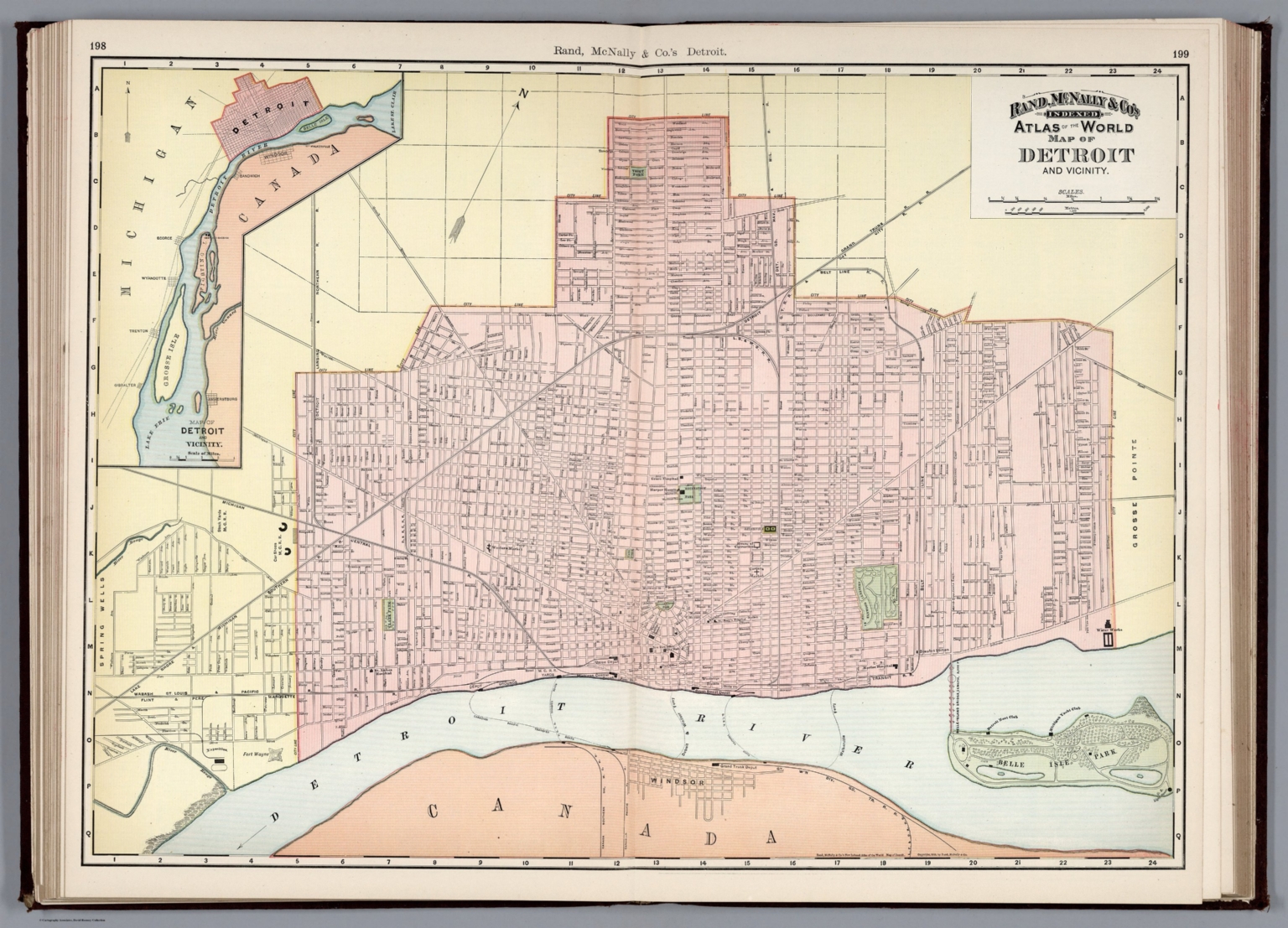 Detroit and Vicinity. - David Rumsey Historical Map Collection
