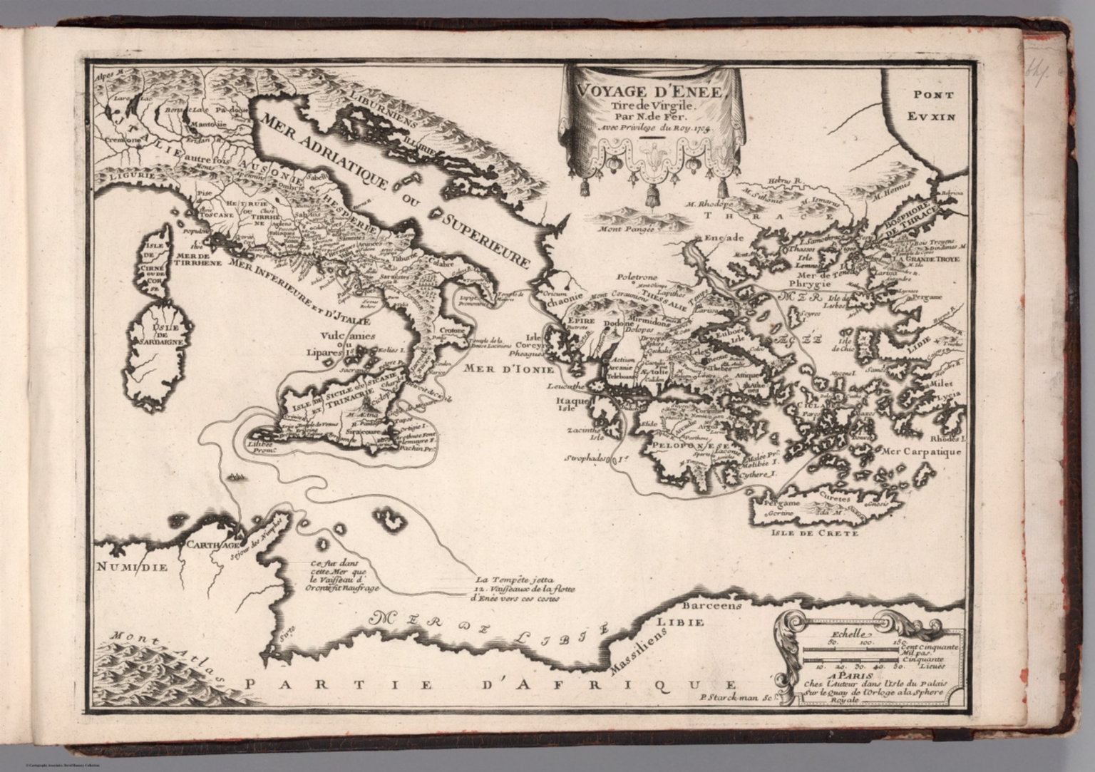 Voyage d'Enee. - David Rumsey Historical Map Collection