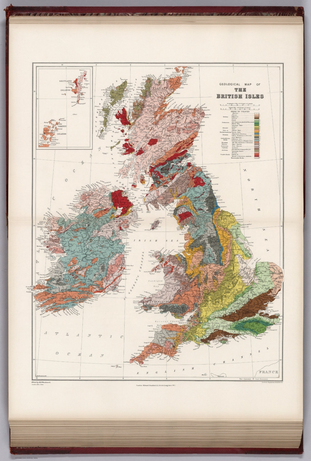 Geological Map, British Isles. - David Rumsey Historical Map Collection