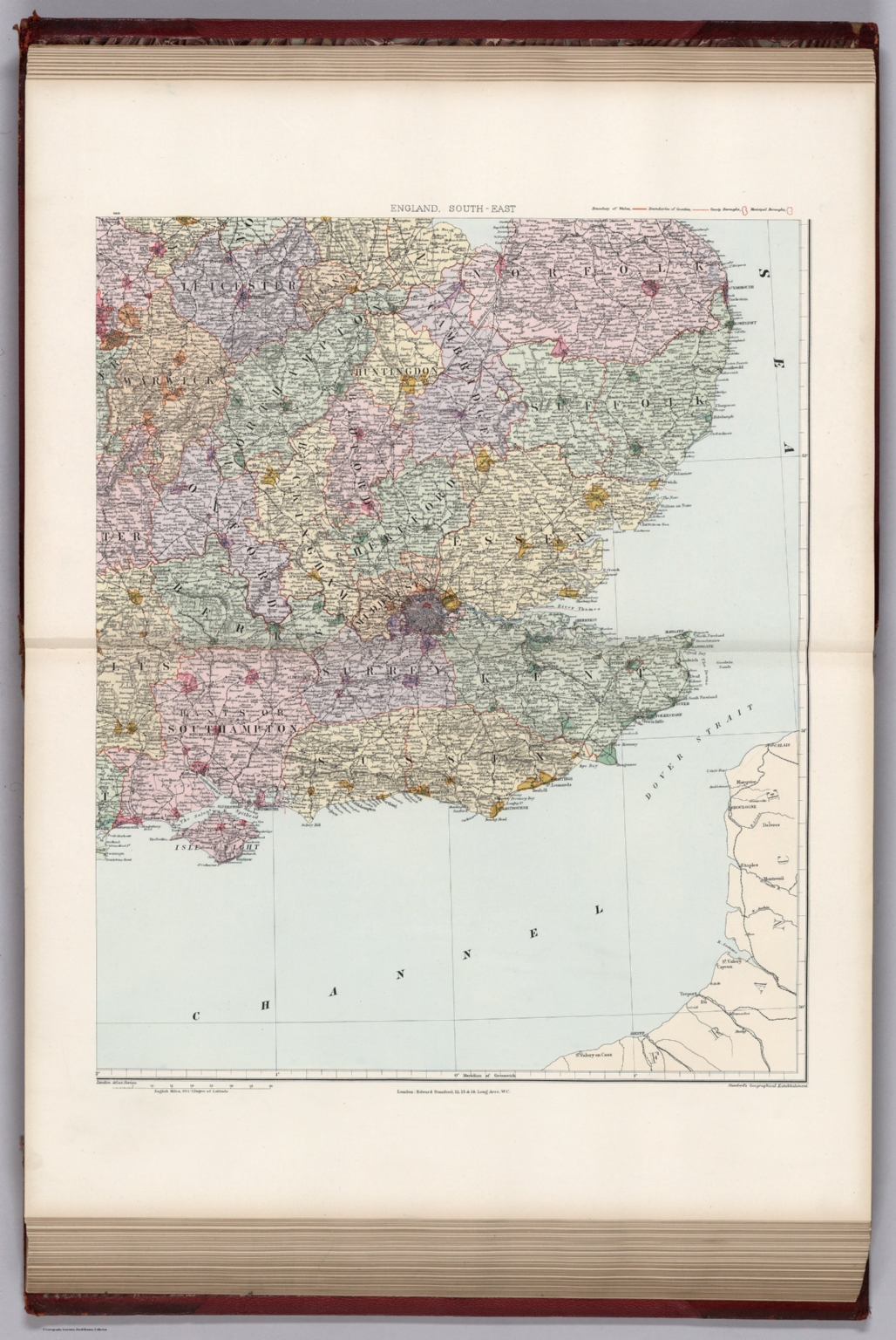 England & Wales SE. England, south-east. - David Rumsey Historical Map ...