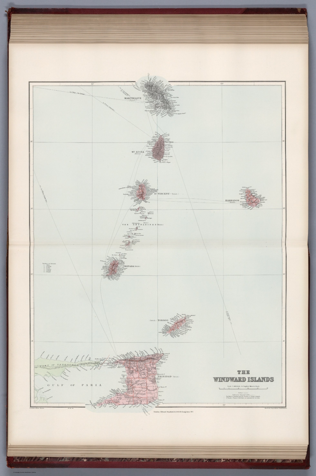 Windward Islands. - David Rumsey Historical Map Collection