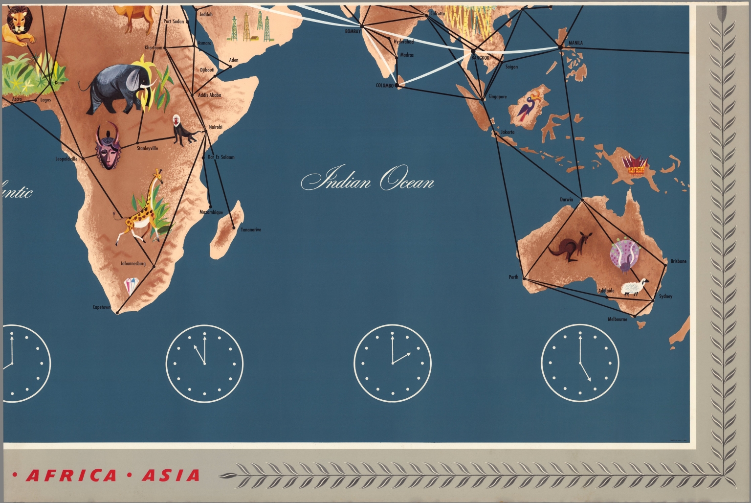 (Sheet 4) Trans World Airlines. TWA World Routes. U.S.A. • Europe ...