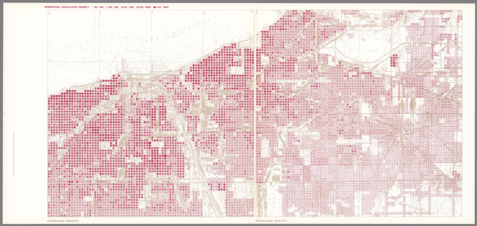 Chicago North; Chicago South. Residential Population Density. - David ...