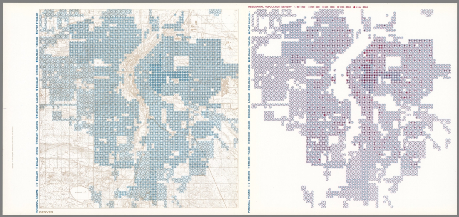 Denver. Personal Income; Residential Population Density. - David Rumsey ...