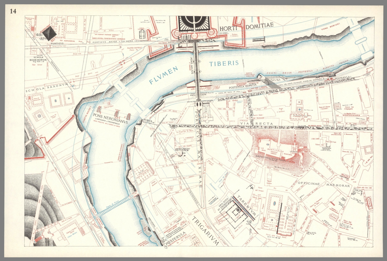 Sheet 14: Forma Urbis Romae. - David Rumsey Historical Map Collection