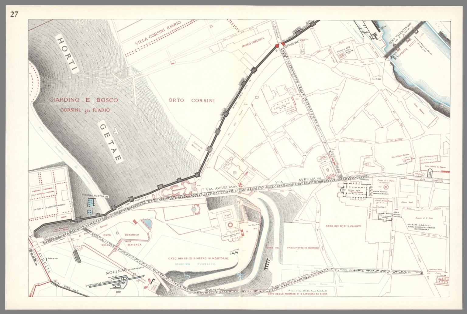 Sheet 27: Forma Urbis Romae. - David Rumsey Historical Map Collection
