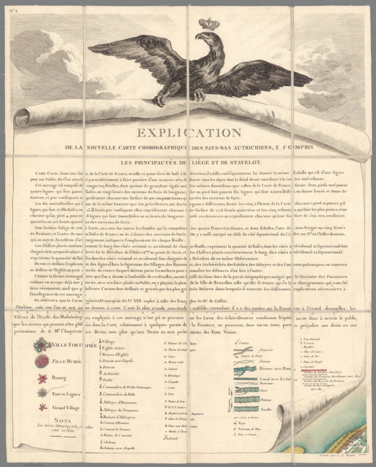 No. 1. Explanation of the chorographic maps - David Rumsey Historical ...