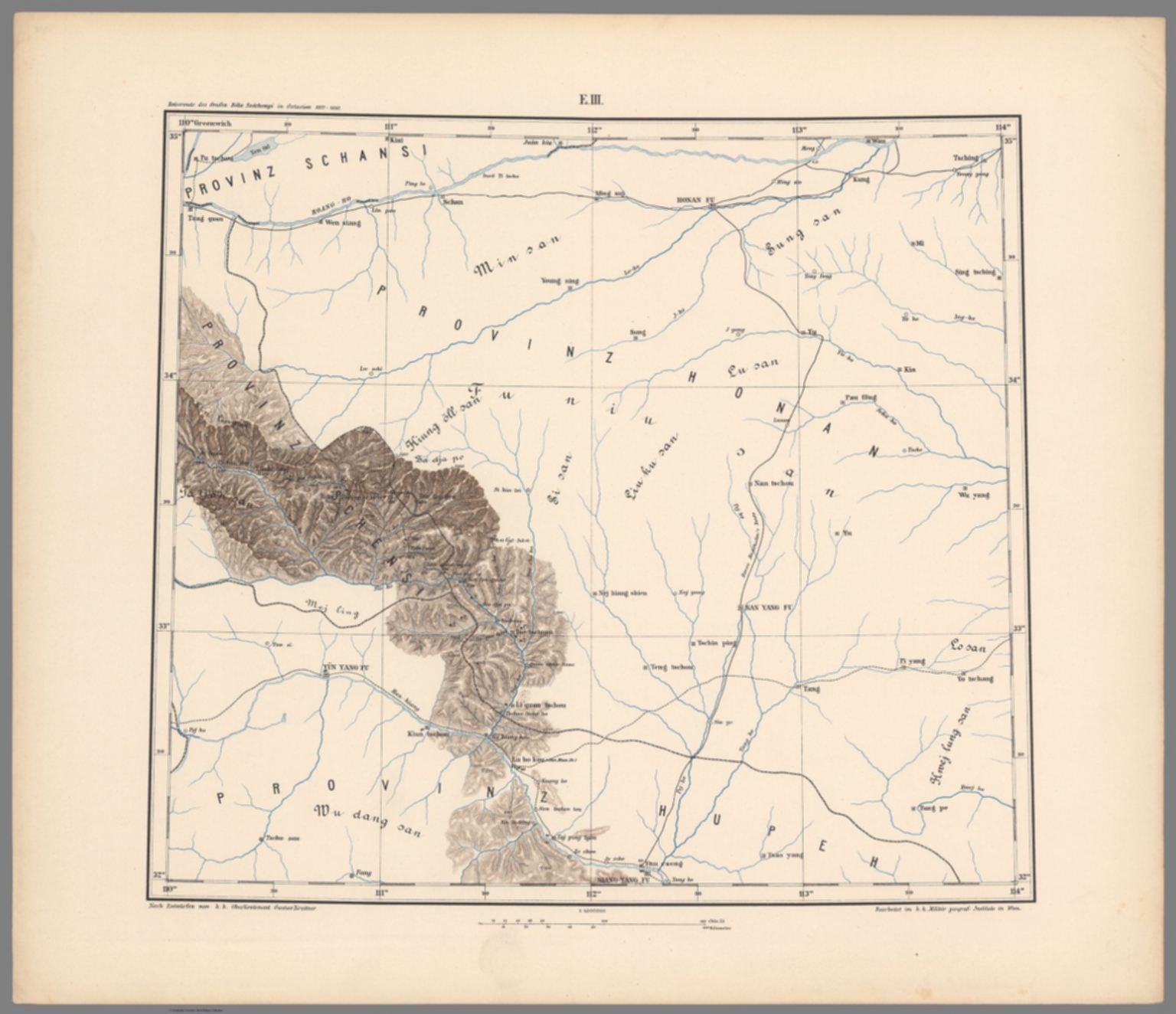 E.III. Geographical map. Provinz Honan. Provinz Hupeh - David Rumsey ...