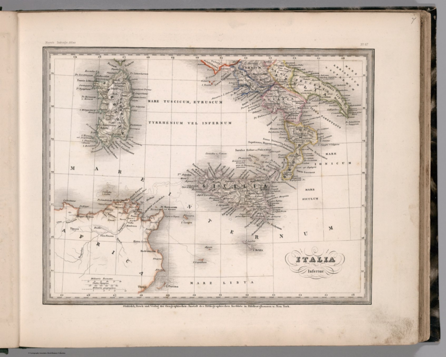 Italia inferior - David Rumsey Historical Map Collection