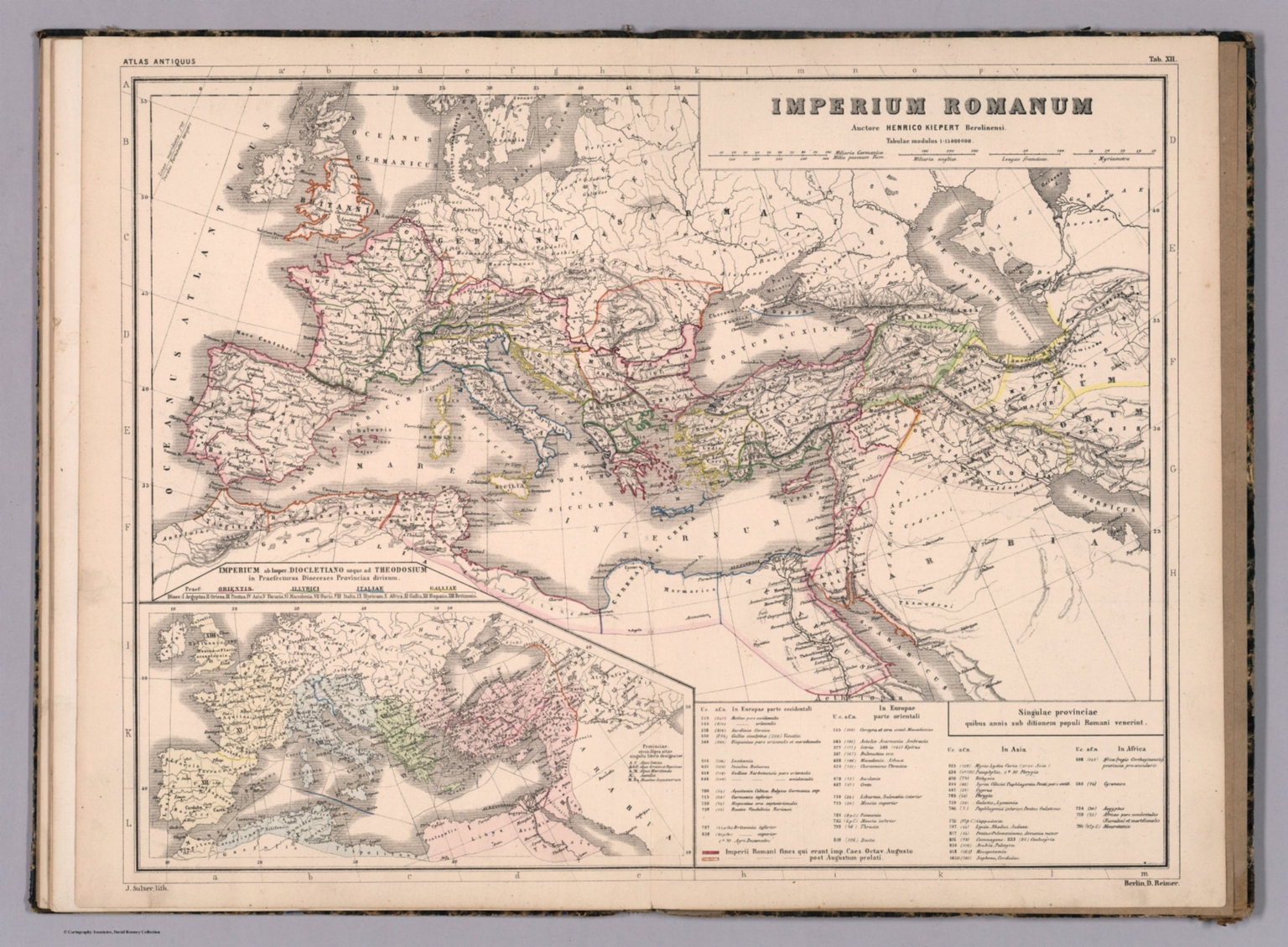 Tab.XII. Imperium Romanum - David Rumsey Historical Map Collection