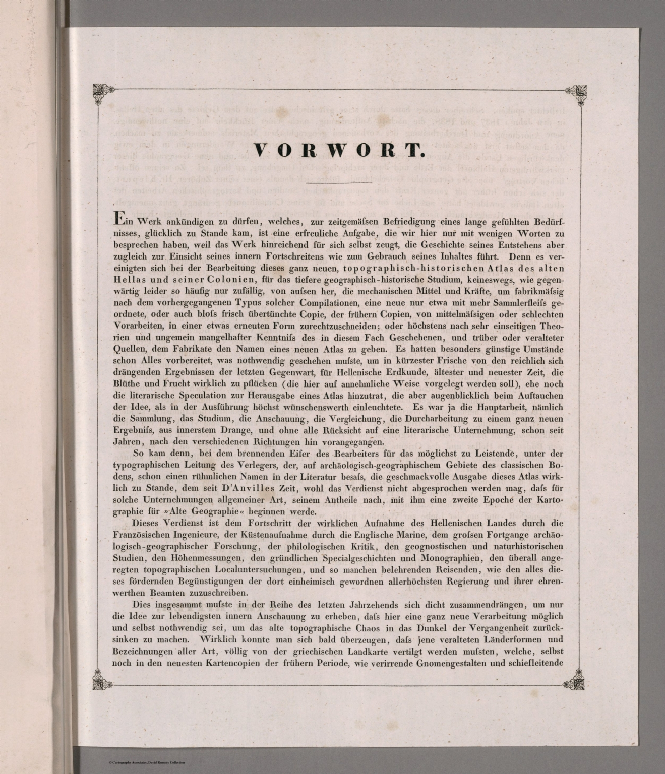 Text: Vorwort. Carl Ritter - David Rumsey Historical Map Collection