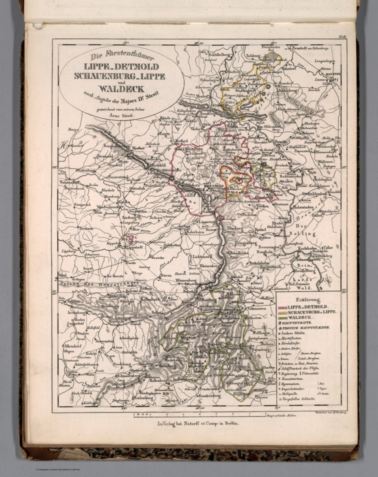 Die Furstenthumer Lippe-Detmold, Schauenburg-Lippe und Waldeck. - David ...