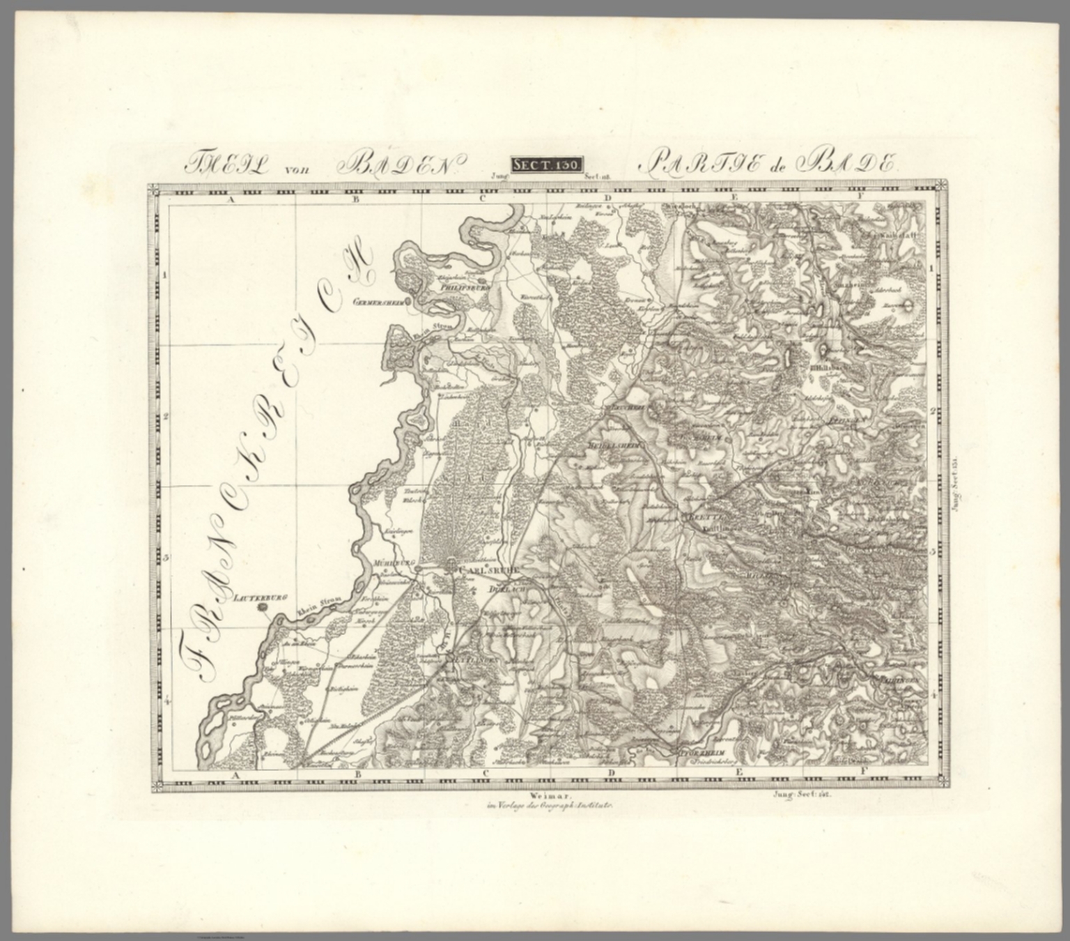 Sect. 130. Theil von Baden = Partie de Bade - David Rumsey Historical ...
