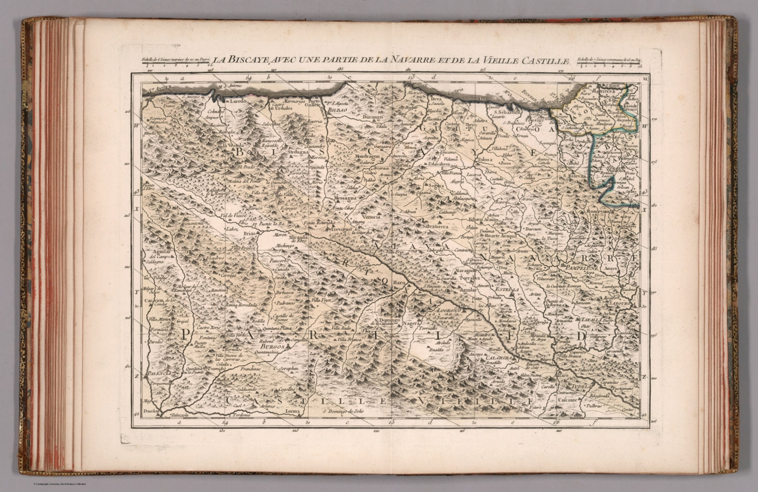 La Biscaye, avec une partie de la Navarre et de la Vielle Castille ...