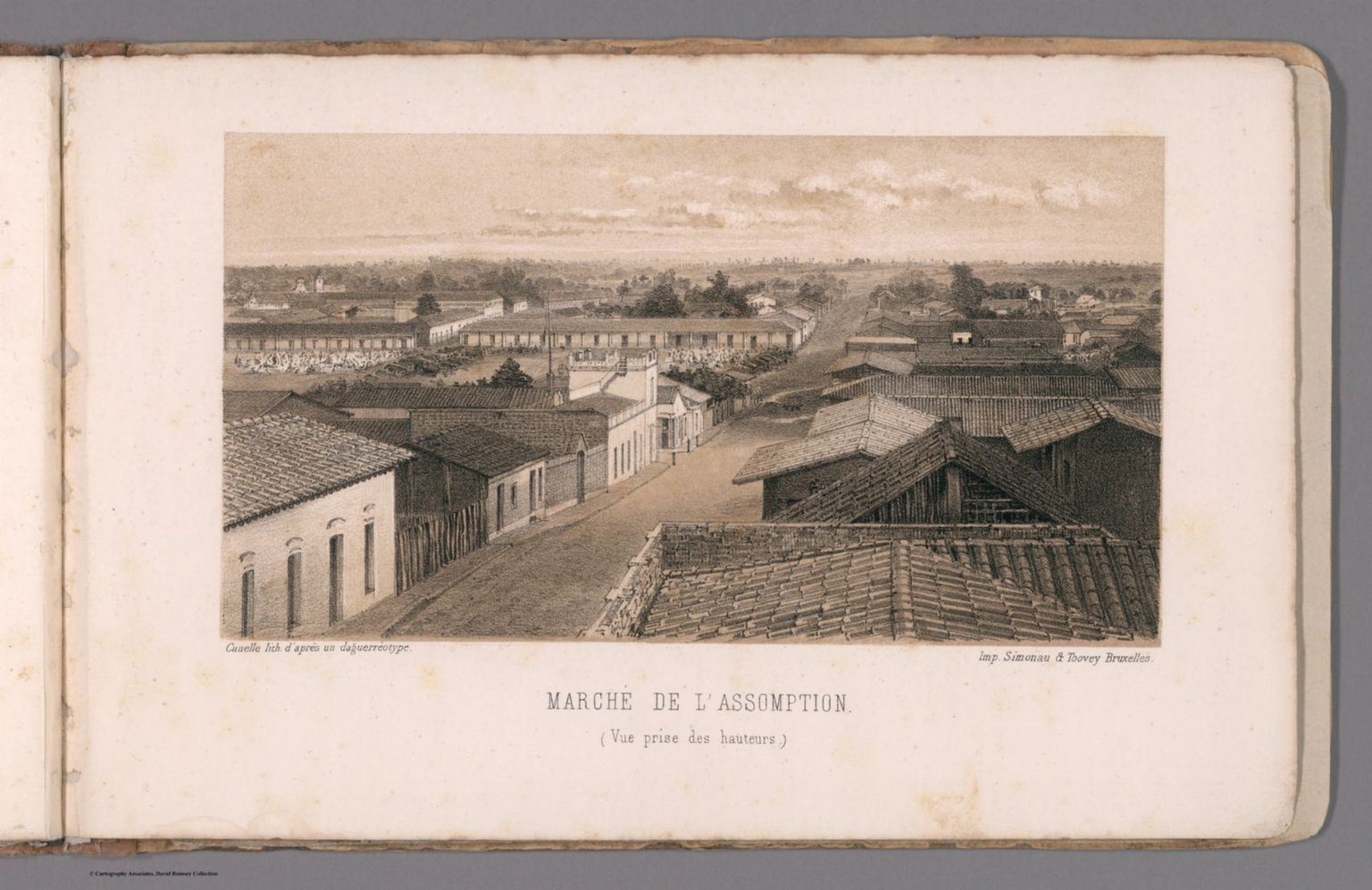 View: Marche de L'Assomption. - David Rumsey Historical Map Collection