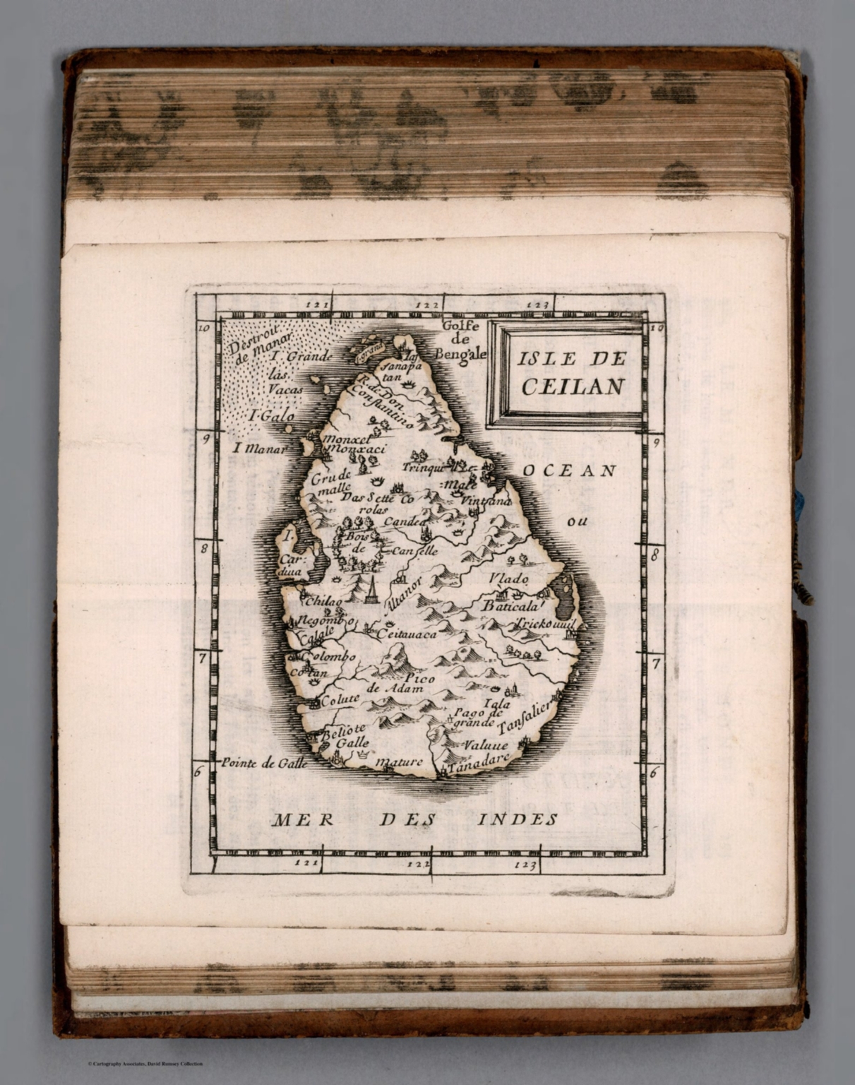 Isle de Ceilan. - David Rumsey Historical Map Collection