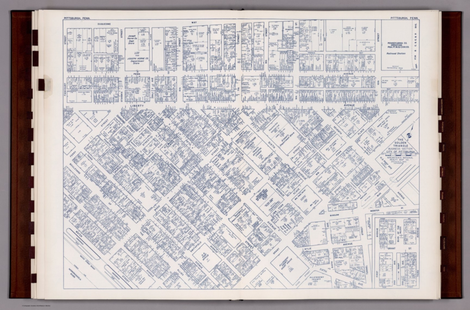 The Golden Triangle. Business Section, City of Pittsburgh (Pennsylvania ...