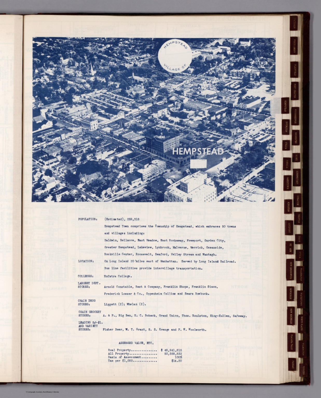 Text: Hempstead (New York). - David Rumsey Historical Map Collection