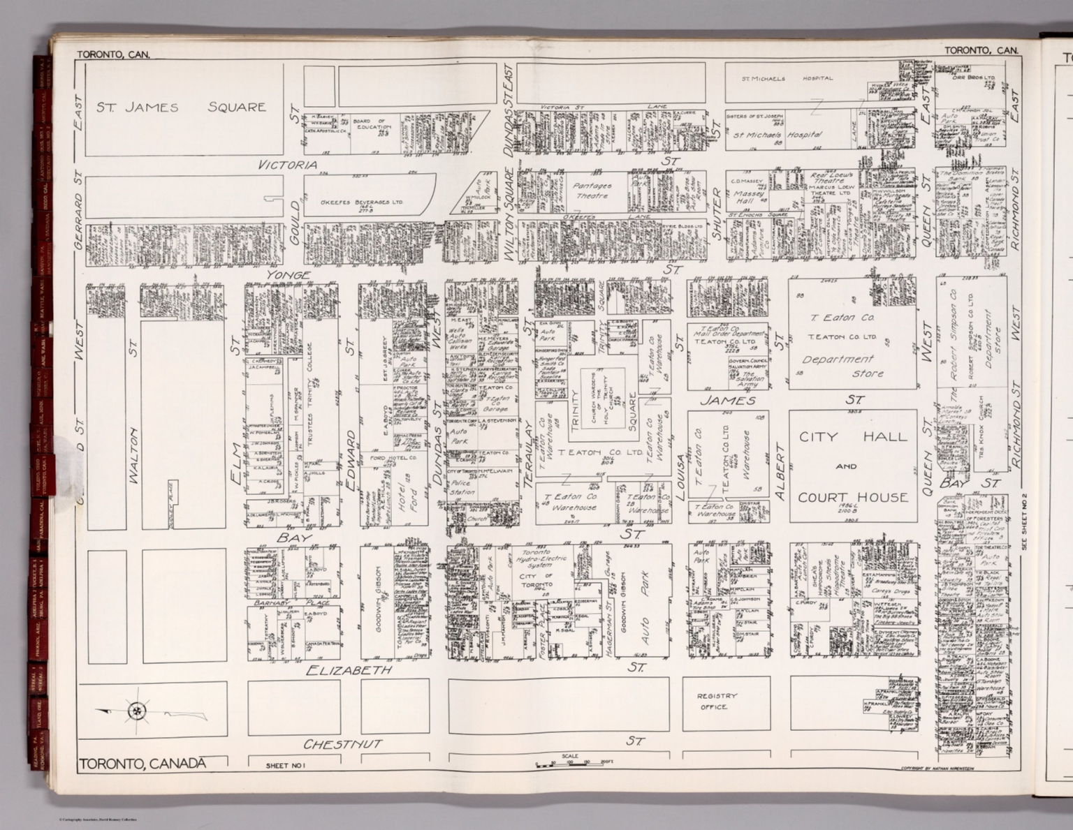 Toronto (Ontario). Sheet No. 1. - David Rumsey Historical Map Collection