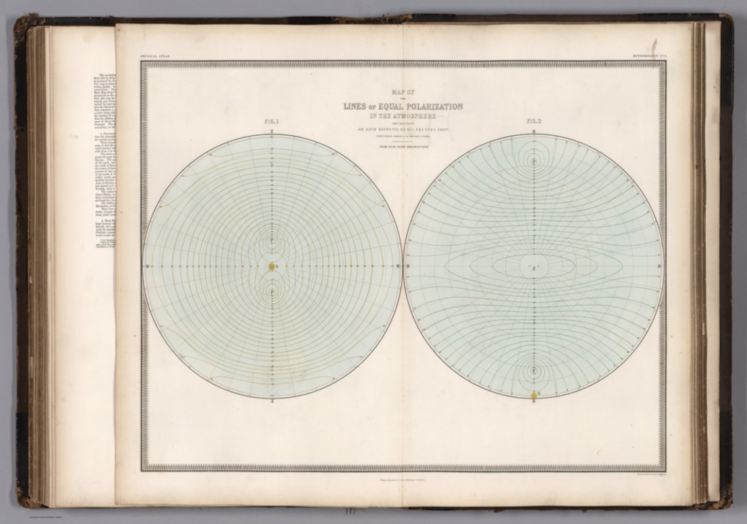 Map of Lines of Equal Polarization in the Atmosphere. - David Rumsey ...