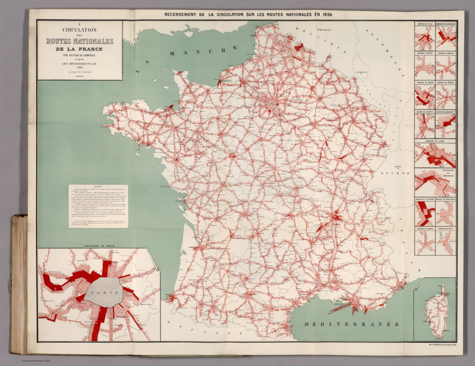 I. Circulation des Routes Nationales de la France par Section de ...