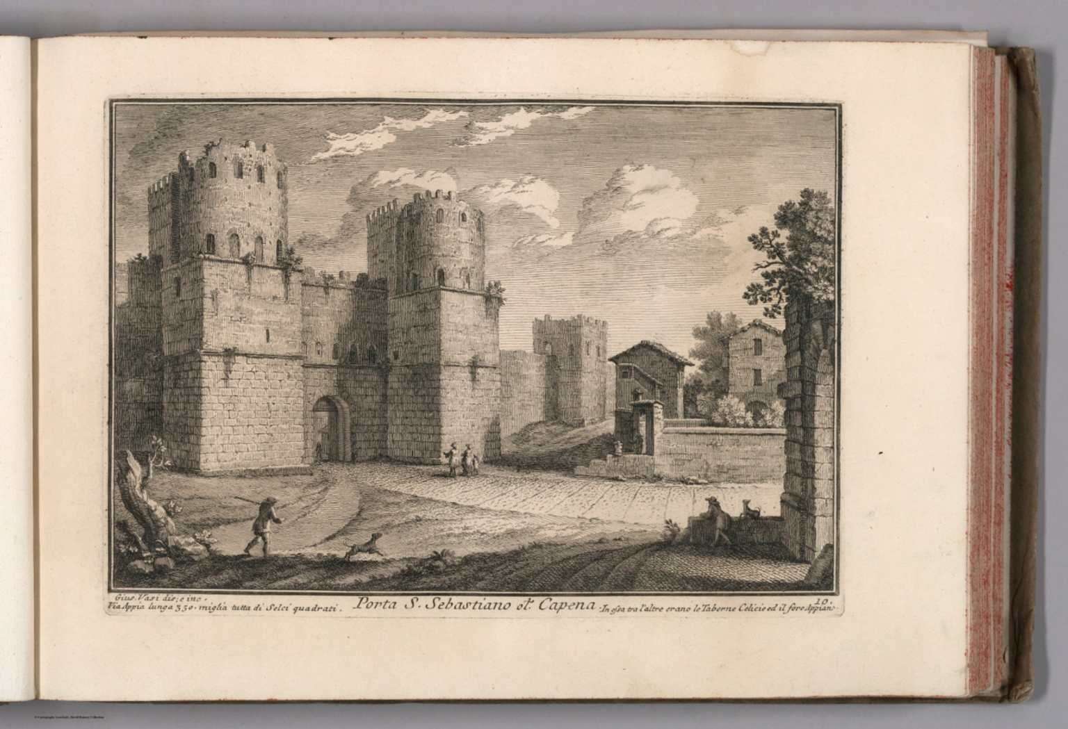 V.1: Libro primo: 10: Porta di S. Sebastiano ot Capena - David Rumsey ...