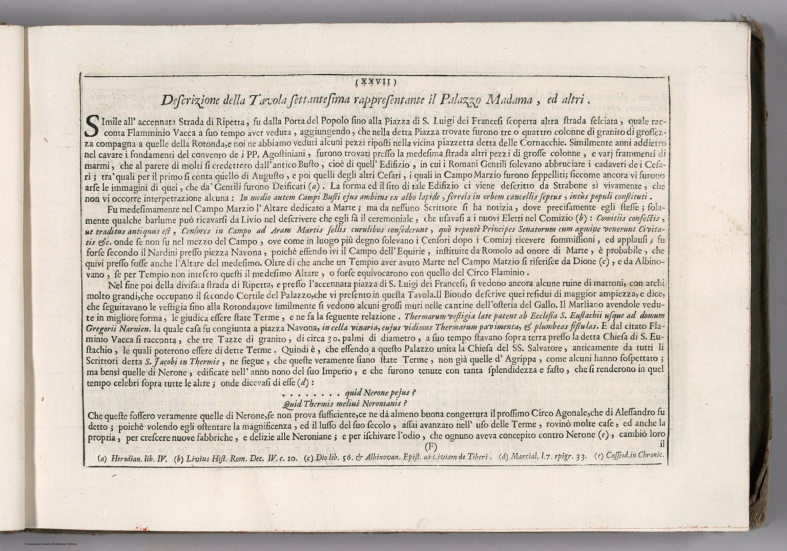 Text: V.2: Libro quarto: Descrizione della tavola settantesima ...