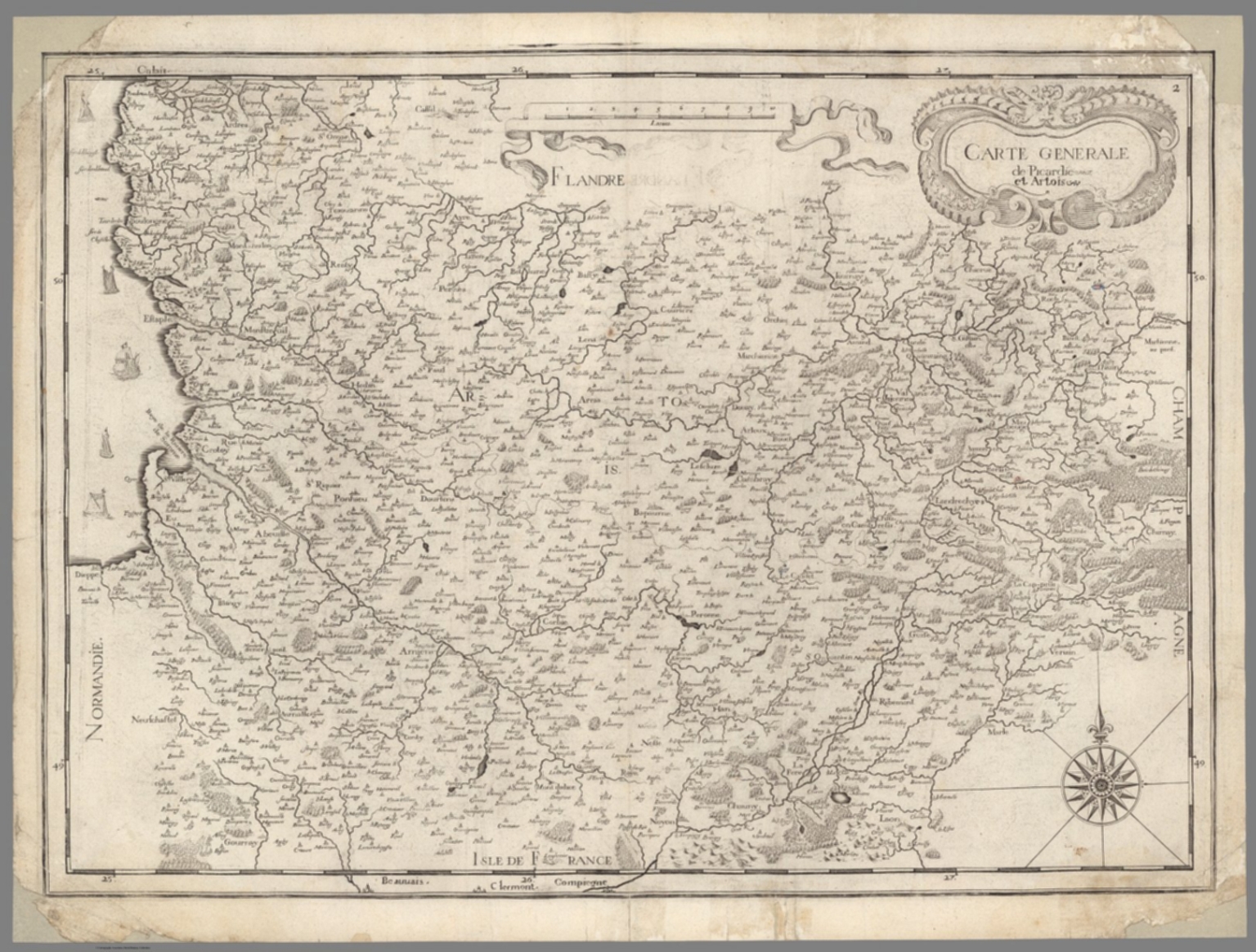 Carte generale de Picardie et Artois - David Rumsey Historical Map Collection