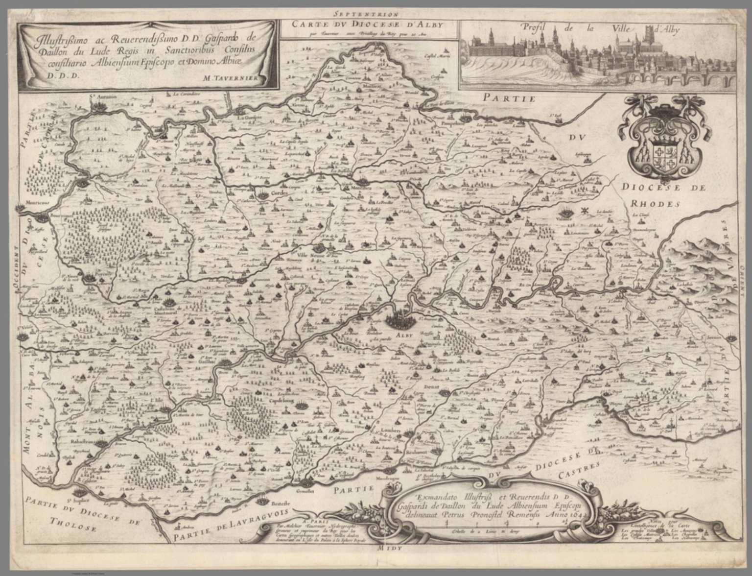 Carte du Diocese d'Alby - David Rumsey Historical Map Collection
