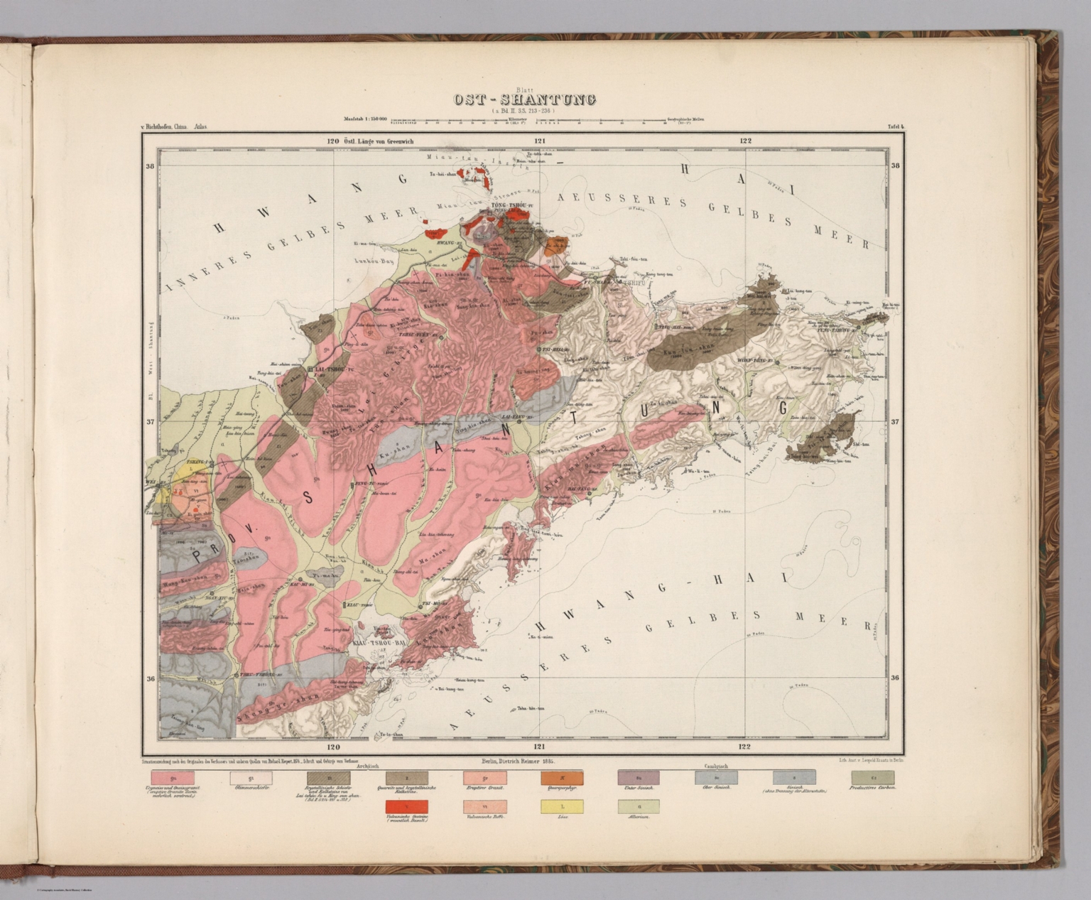 Blatt Ost - Shantung. Tafel 4 - David Rumsey Historical Map Collection